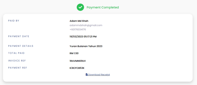 Cara Tulis Resit Bayaran Manual vs Automatik (Contoh)