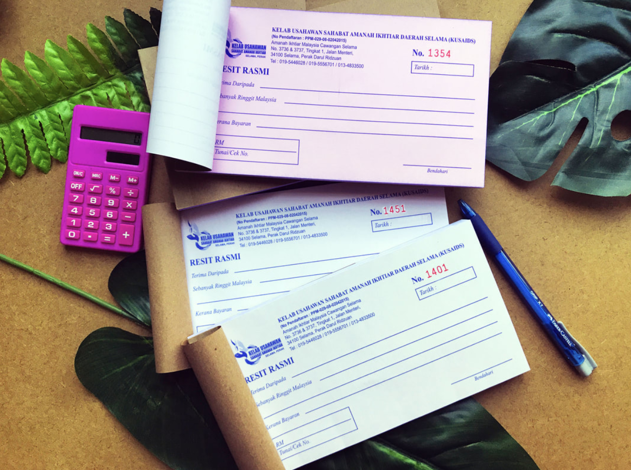 Cara Tulis Resit Bayaran Manual vs Automatik (Contoh)